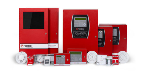 POTTER Addressable Fire Control Panel - Edge Technical Solutions