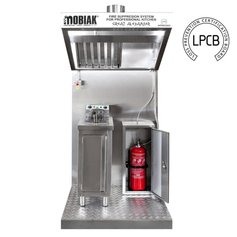 Mobiak Wet chemical Kitchen Hood Fire Suppression System - Edge ...